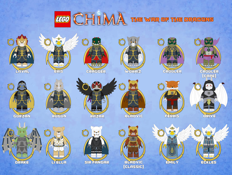 Legends Of Chima Season 4 The War Of The Dragons Lego® World Builder