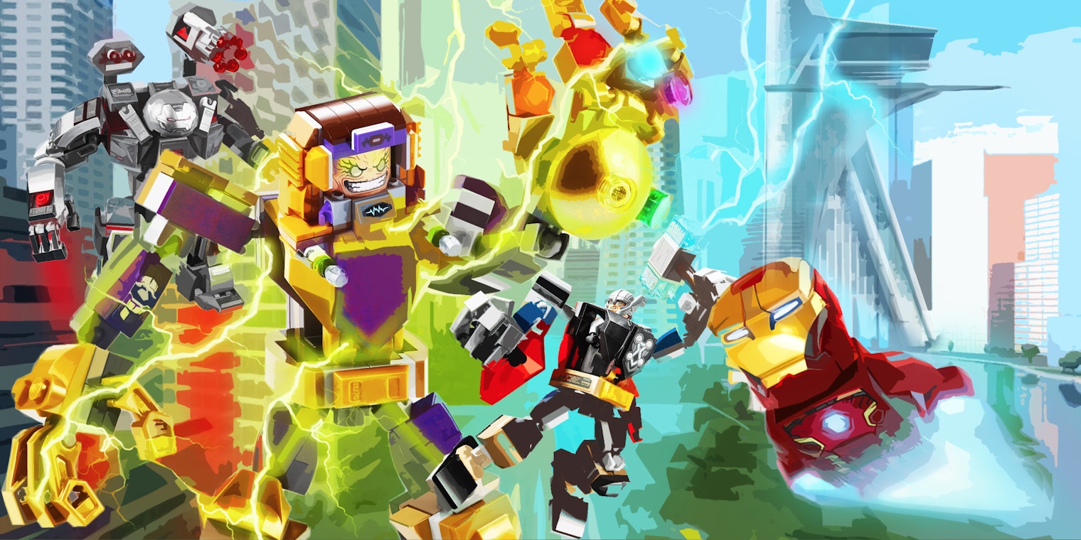 LEGO MARVEL SUPERHEROES: PROJECT MECHS FORCE | LEGO® World Builder
