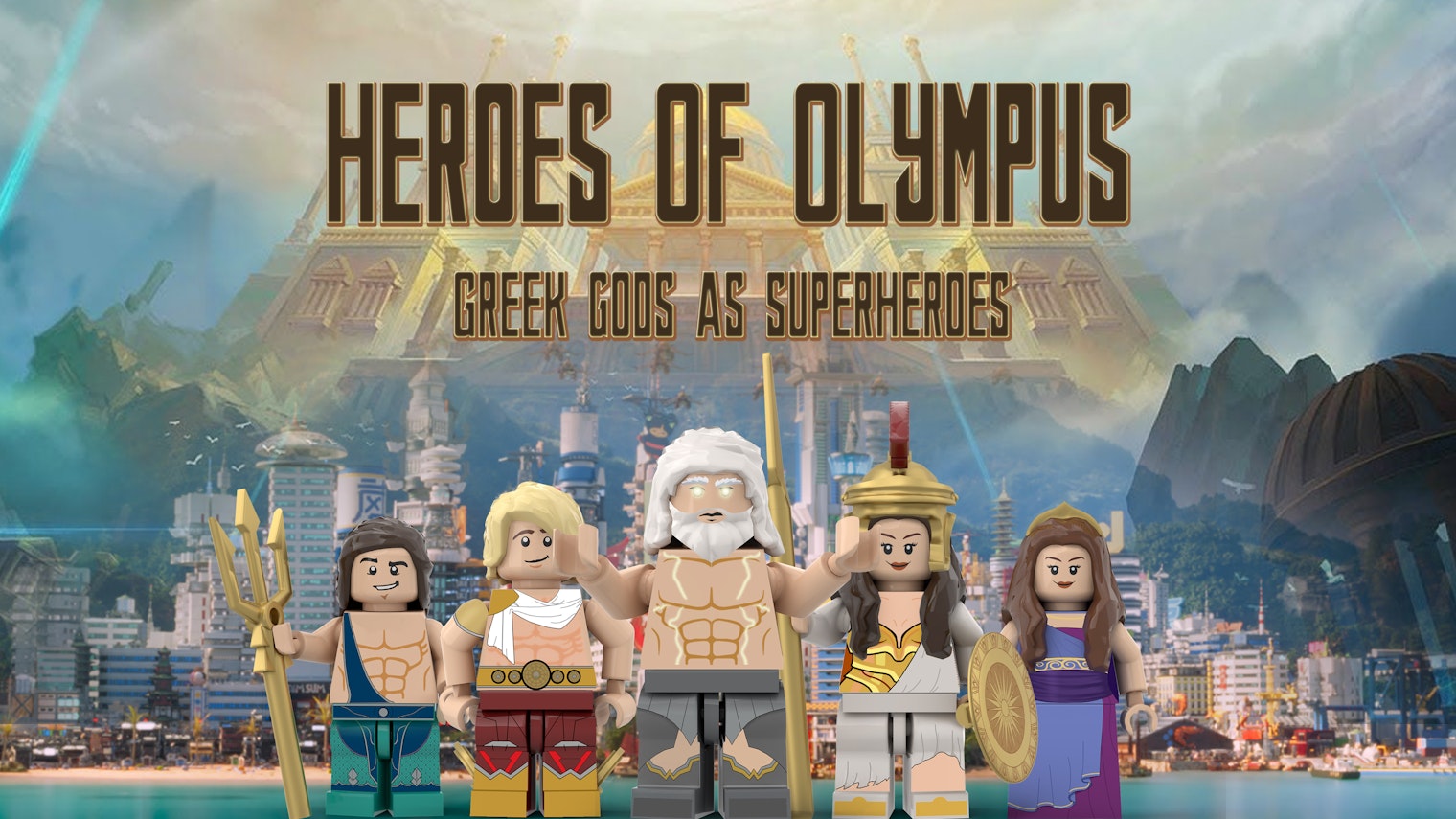 LEGO Heroes Of Olympus (greek gods as superheroes) | LEGO® World Builder